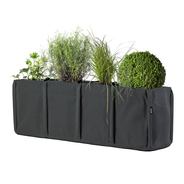 Bacsac Baclong 4 fabric planter, 145 L, black grey | Finnish Design Shop