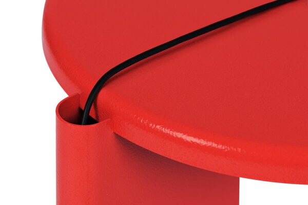 Hem Lolly side table, traffic red | Finnish Design Shop
