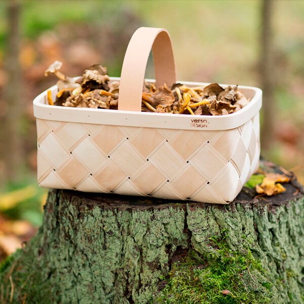 Verso Design Lastu mushroom basket, S | Finnish Design Shop UK