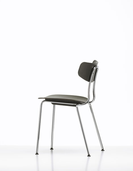 Vitra Moca chair, dark stained oak - chrome | Finnish Design Shop UK