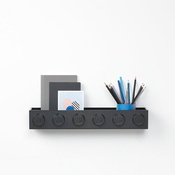 Room Copenhagen Lego Book Rack, black | Finnish Design Shop