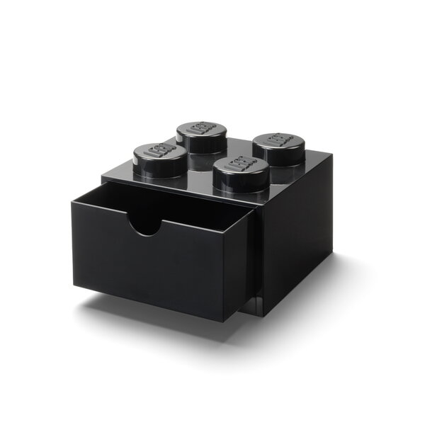 Room Copenhagen Lego Desk Drawer 4, black | Finnish Design Shop