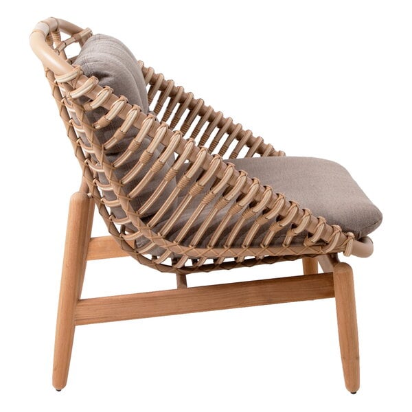 Cane-line String lounge chair, natural - taupe | Finnish Design Shop