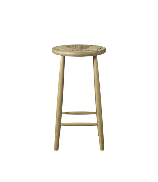 FDB Møbler J165C counter stool, 65 cm, natural oak | Finnish Design Shop