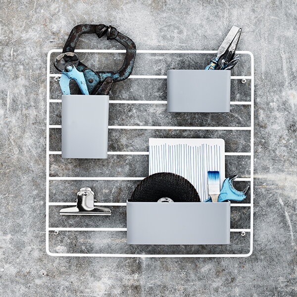 String Furniture String organizers, 3-pack, black | Finnish Design Shop