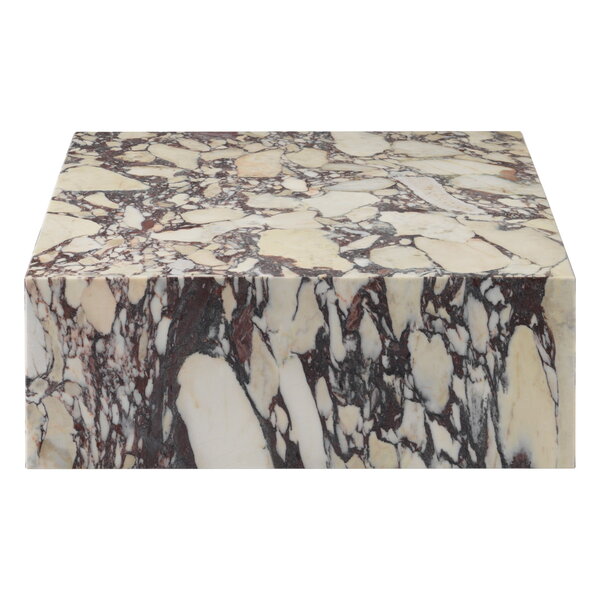 Audo Copenhagen Plinth Grand table, Calacatta Viola marble | Finnish ...