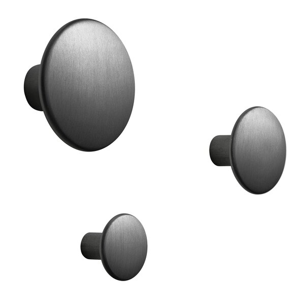 Muuto Dots Metal coat hook, black | Finnish Design Shop