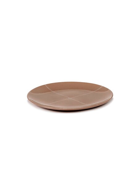 Serax Zuma dinner plate, M, 28 cm, sienna | Finnish Design Shop