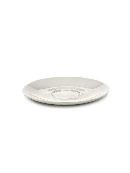 Serax Zuma coffee cup saucer, 14 cm, salt | Finnish Design Shop