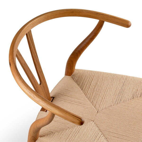 Carl Hansen & Søn CH24 Wishbone chair, oiled teak - natural cord ...