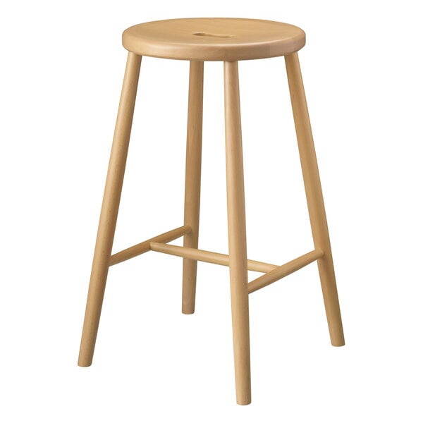 FDB Møbler J27C counter stool, 65 cm, lacquered beech | Finnish Design Shop