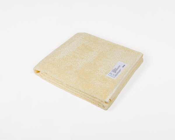 Frama Heavy Towel bath sheet, pale yellow | Finnish Design Shop