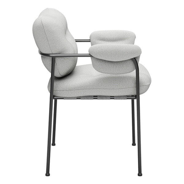 Fogia Bollo chair, Lido 27 silver - black | Finnish Design Shop
