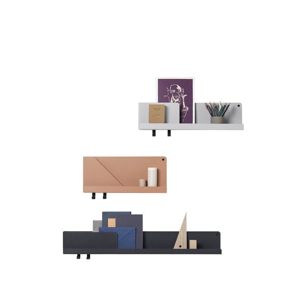 Muuto Folded shelf, black, large | Finnish Design Shop