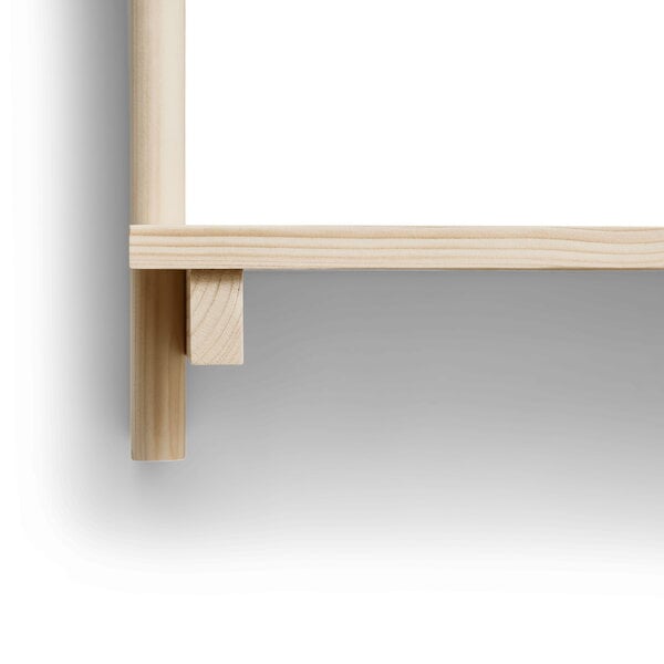 Form & Refine Beam wall office shelf 3, pine | Finnish Design Shop