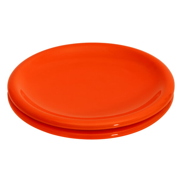 Hem Bronto plate, 2 pcs, orange | Finnish Design Shop