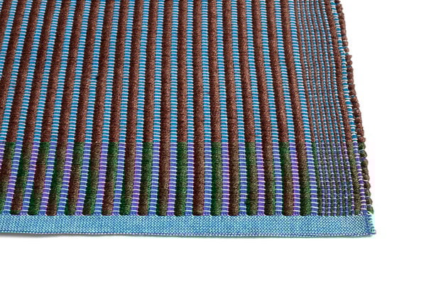 HAY Tapis rug, chestnut - blue | Finnish Design Shop