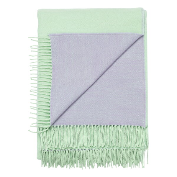 Iittala Play blanket, 130 x 180 cm, mint - lilac | Finnish Design Shop