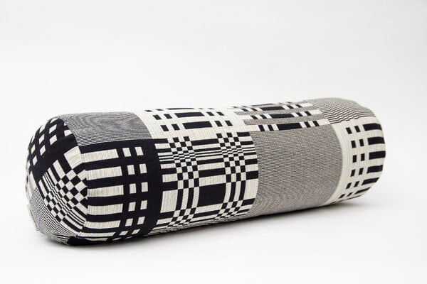 Johanna Gullichsen Tilkku tube cushion, black | Finnish Design Shop