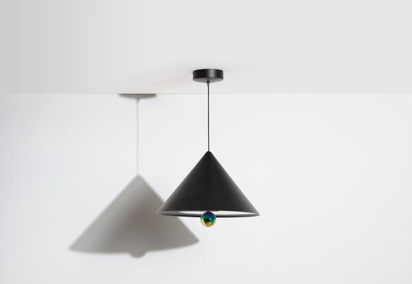 Petite Friture Cherry LED pendant, large, black | Finnish Design Shop