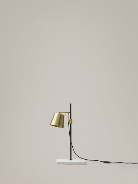 Karakter Lab Light table lamp, black - brass | Finnish Design Shop