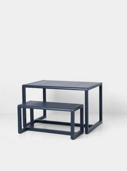 Ferm Living Little Architect table, dark blue | Finnish Design Shop
