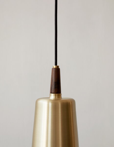 Audo Copenhagen Umanoff pendant, brass - walnut | Finnish Design Shop