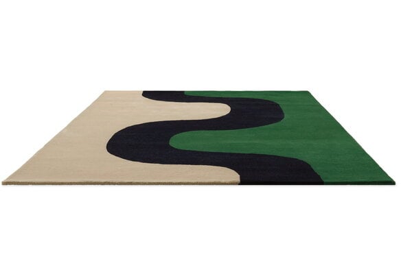 Marimekko Seireeni rug, green | Finnish Design Shop