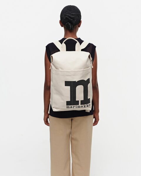 Marimekko Mono Backpack Solid backpack, cotton | Finnish Design Shop