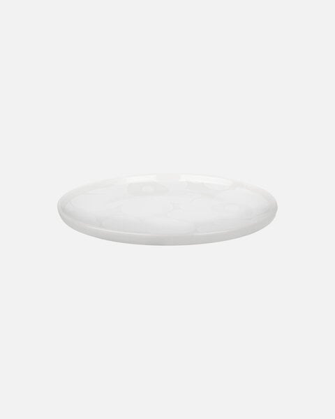 Marimekko Oiva - Unikko plate, 20 cm, off-white - white | Finnish ...