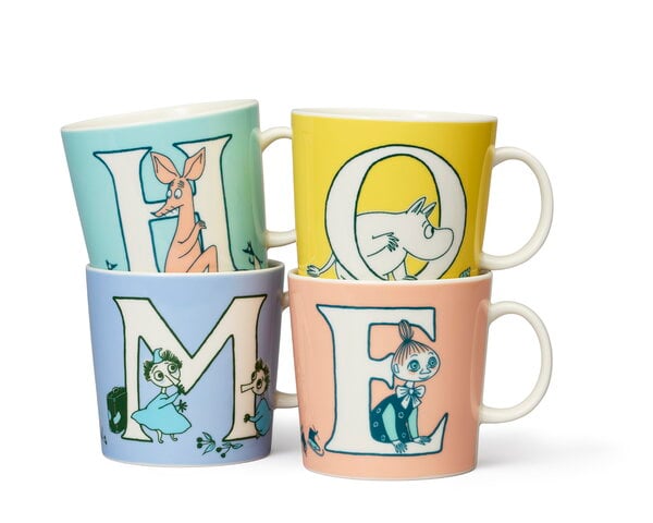 Moomin Arabia Moomin mug 0,4 L, ABC, O | Finnish Design Shop