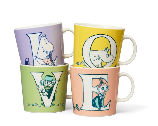 Moomin Arabia Moomin mug 0,4 L, ABC, L | Finnish Design Shop