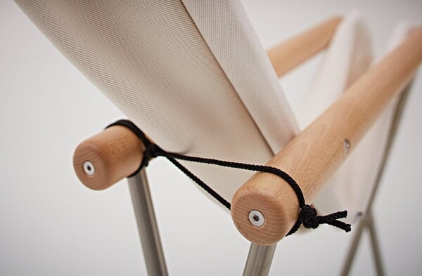 Nychair X lounge chair, beech - white | Finnish Design Shop