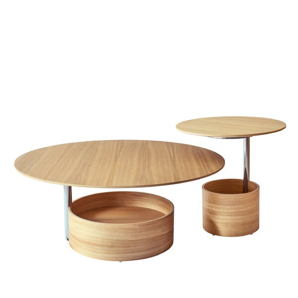 Maze Parasol coffee table, L, oak | Finnish Design Shop