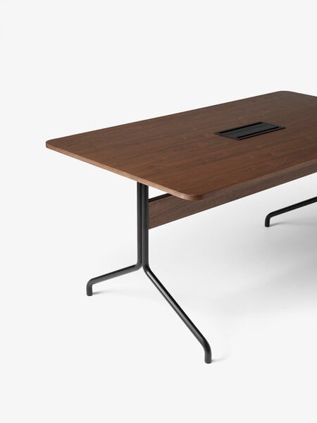 &Tradition Pavilion AV18 pöytä, kromi - lakattu pähkinä | Finnish ...