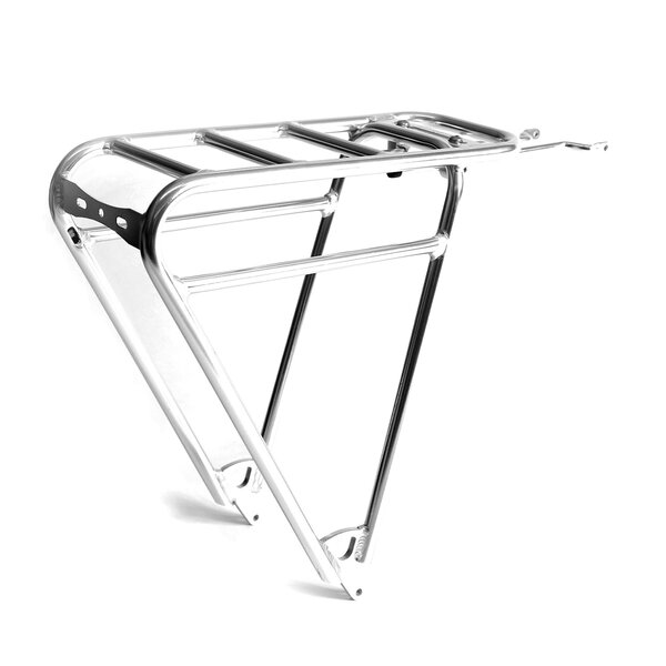 Pelago Bicycles Cargo Rear Rack, polished aluminium | Finnish Design Shop