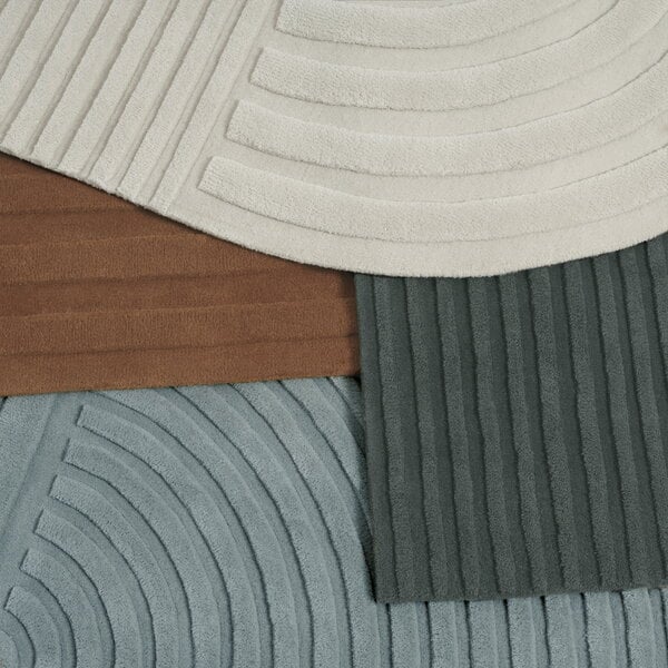 Muuto Relevo rug, burnt orange | Finnish Design Shop