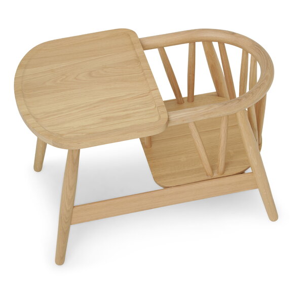Oaklings Smilla toddler chair with tray, oak | Finnish Design Shop UK