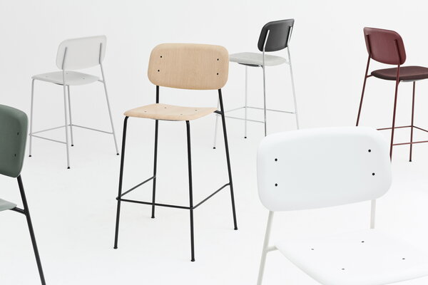 HAY Soft Edge 95 bar chair, grey | Finnish Design Shop