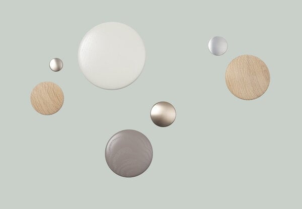 Muuto Dots Metal coat hook, aluminium | Finnish Design Shop