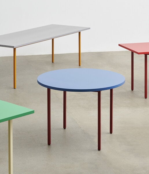 HAY Two-Colour table, 160 x 82 cm, ivory - green mint | Finnish Design Shop