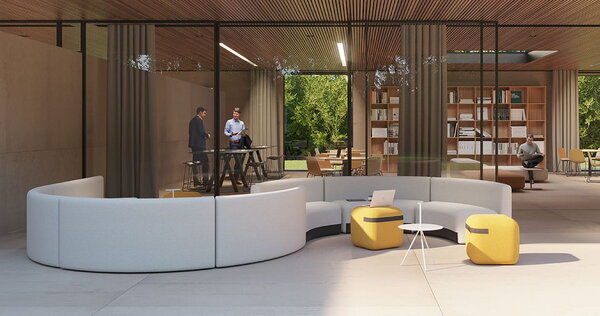 Viccarbe Trino table, white - steel handle | Finnish Design Shop