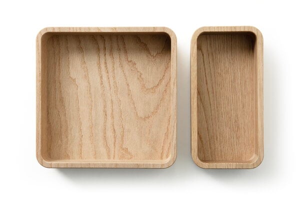 Wooden Offcuts Boxette box set, oiled oak | Finnish Design Shop