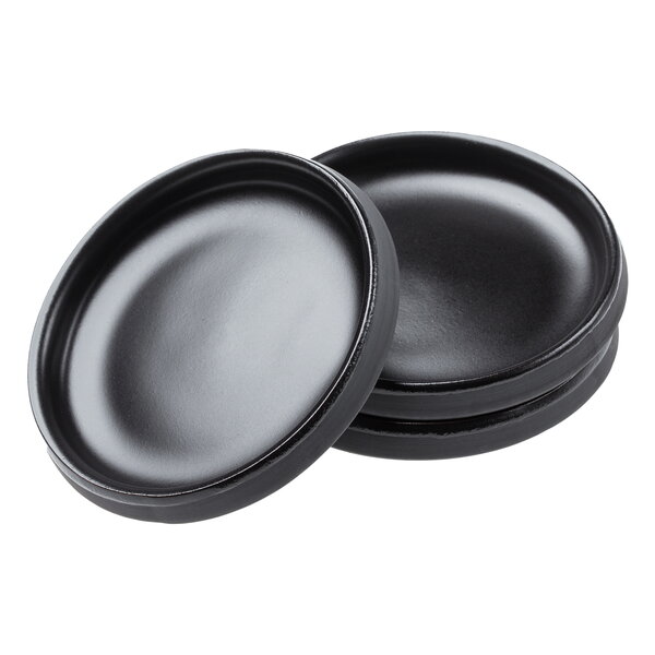 Vaidava Ceramics Eclipse snack plate 11,5 cm, 3 pcs, black | Finnish ...