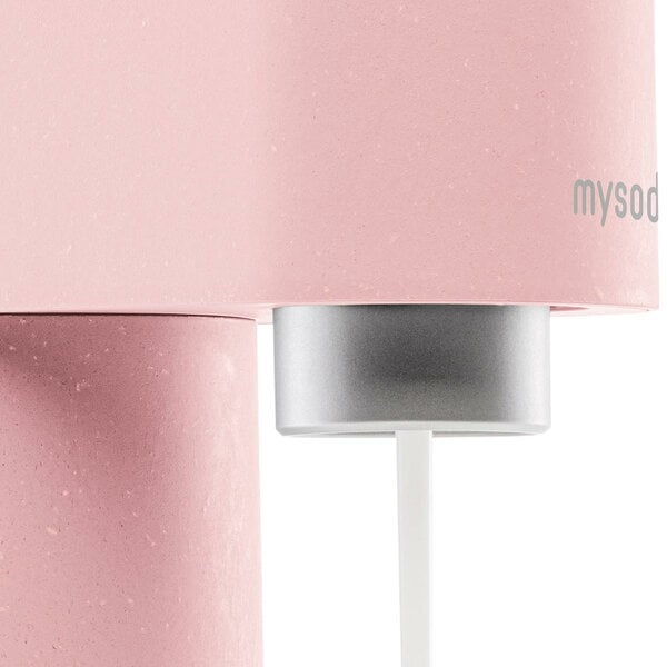 Mysoda Woody sparkling water maker, pink | Finnish Design Shop
