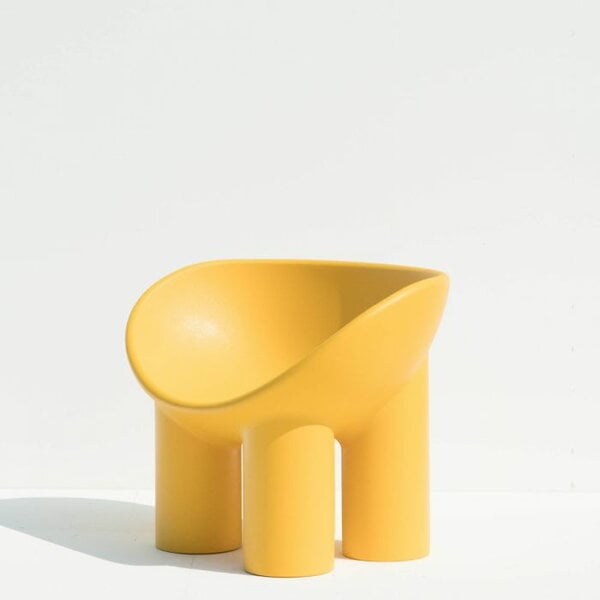 Driade Roly Poly armchair, ochre yellow | Finnish Design Shop