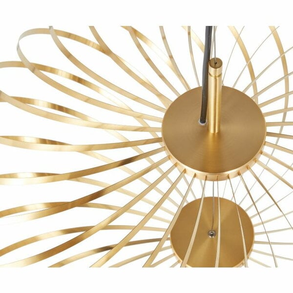 Tom Dixon Spring LED pendant, small, brass | Finnish Design Shop