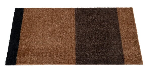 Tica Copenhagen Stripes horizontal rug, 40 x 60 cm, cognac - d.brown ...