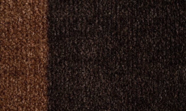 Tica Copenhagen Stripes horizontal rug, 40 x 60 cm, cognac - d.brown ...
