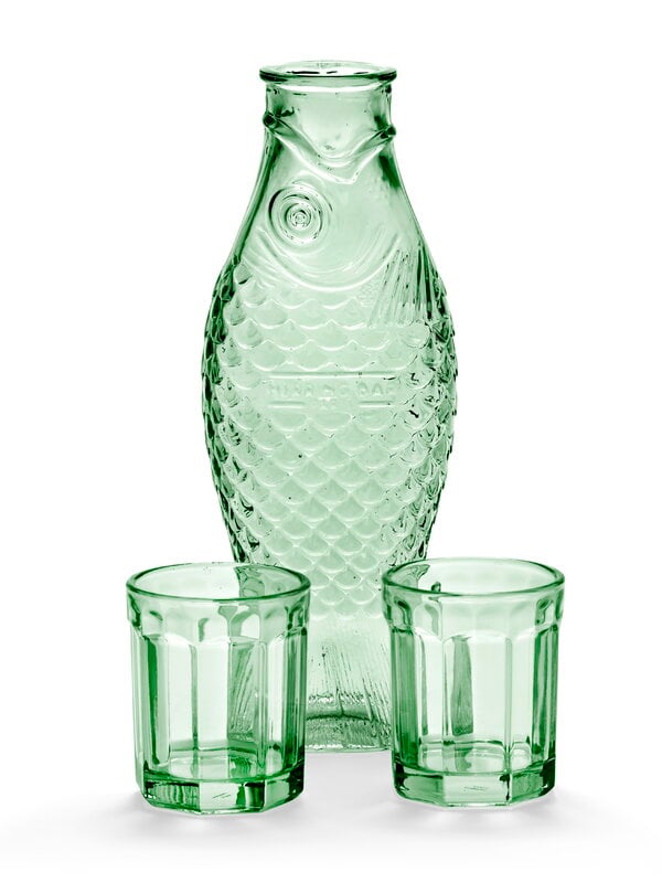 Serax Fish & Fish set, 3 pieces, green | Finnish Design Shop